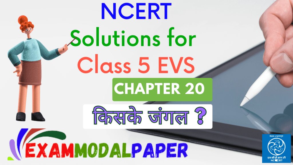 NCERT Solutions Class 5 Evs Chapter 20 पर्यावरण अध्ययन किसके जंगल